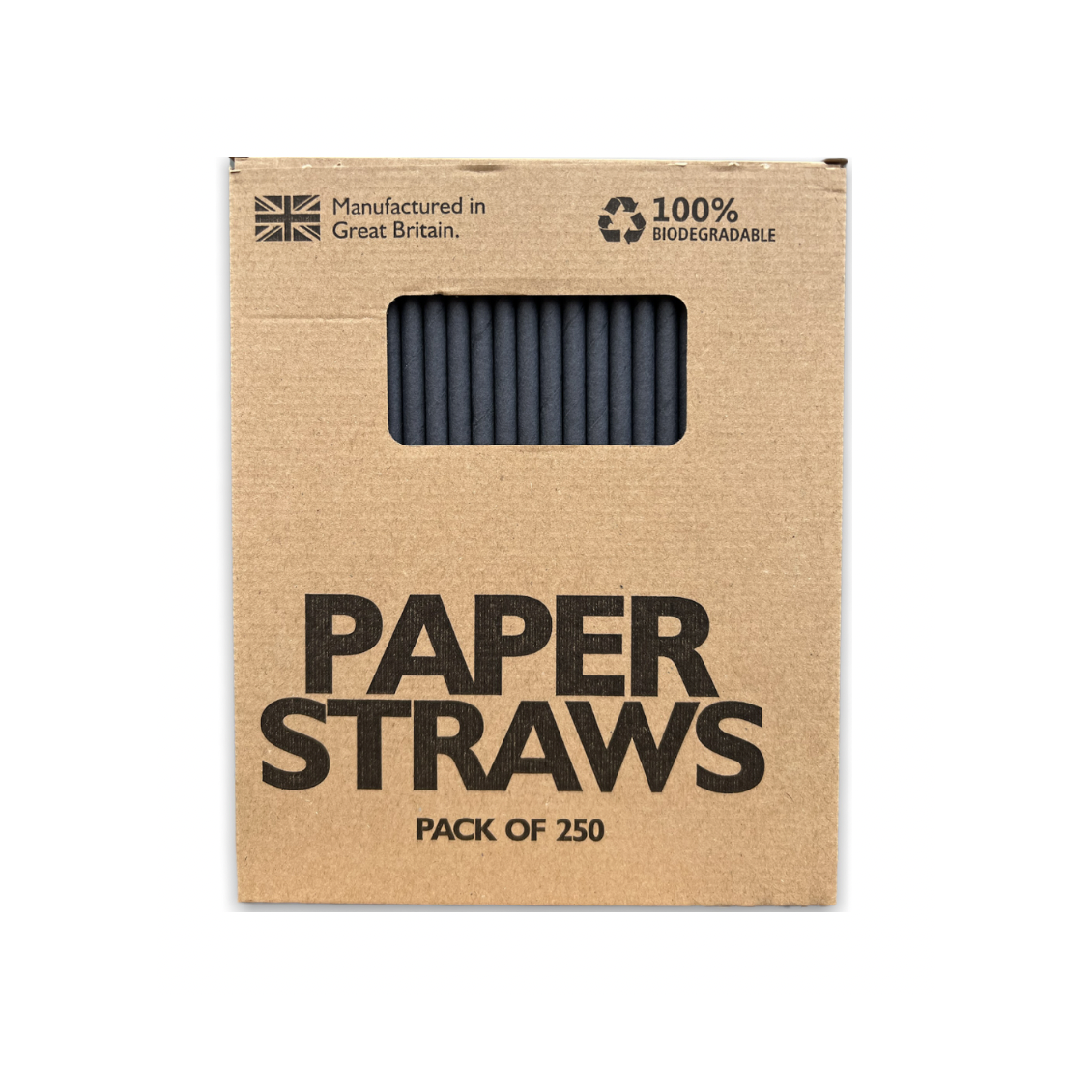 Black Paper Cocktail Straws Box of 250 – Urban Bar EU